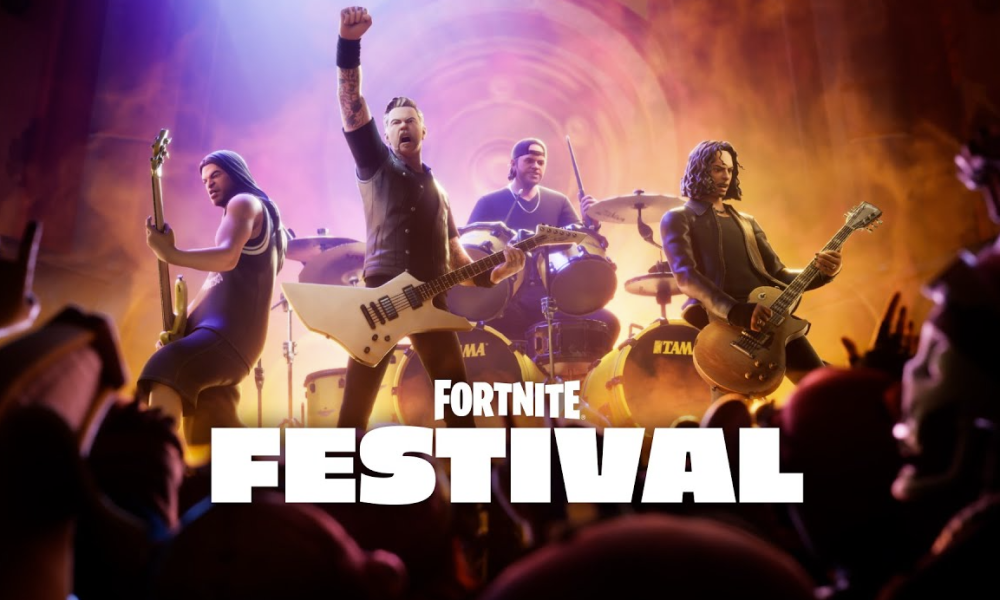 Metallica takes center stage on the battle arena of the Fortnite ...